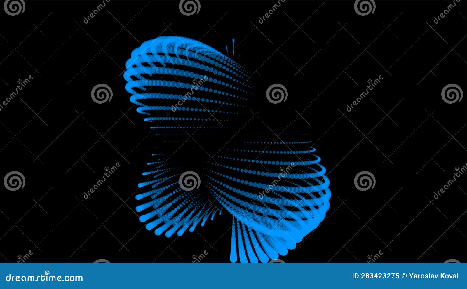 Volume Bubble Swelling As Mountain. Spherical Protrusion. Distorted ...