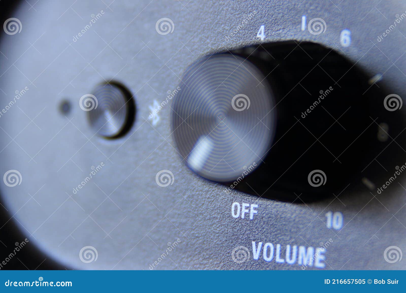 Black Volume Power Button Turned To Zero Stock Image - Image of ...