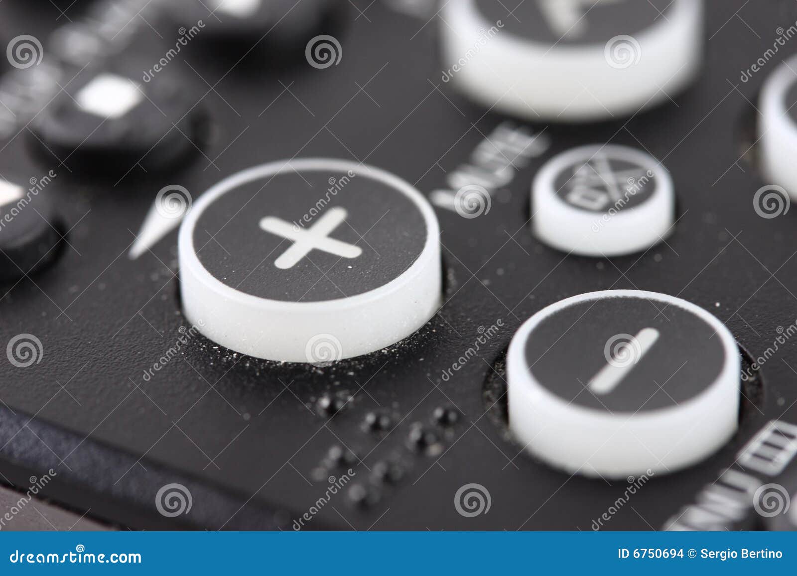Volume Control Buttons on TV Remote Stock Photo - Image of remote ...