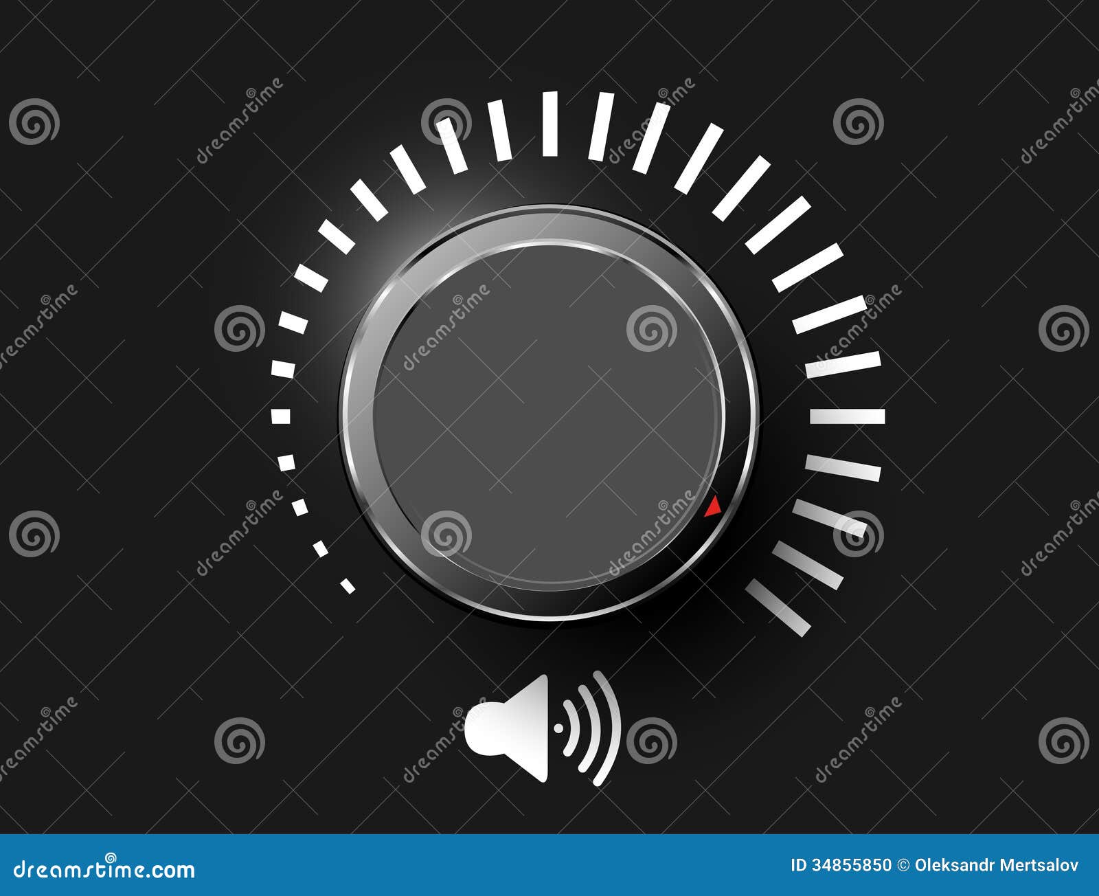 Volume control stock illustration. Illustration of switch - 34855850