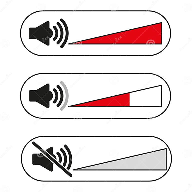 Volume Control. Digital Volume Knobs. Adjust Opacity Mask To Set Volume ...