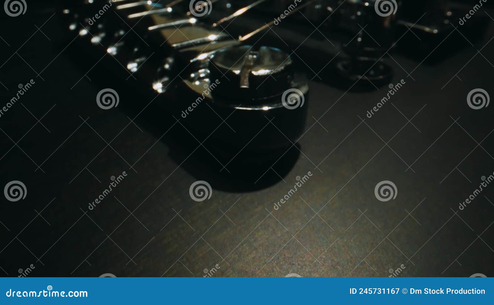 Volume control on guitar. stock video. Video of hobby - 245731167