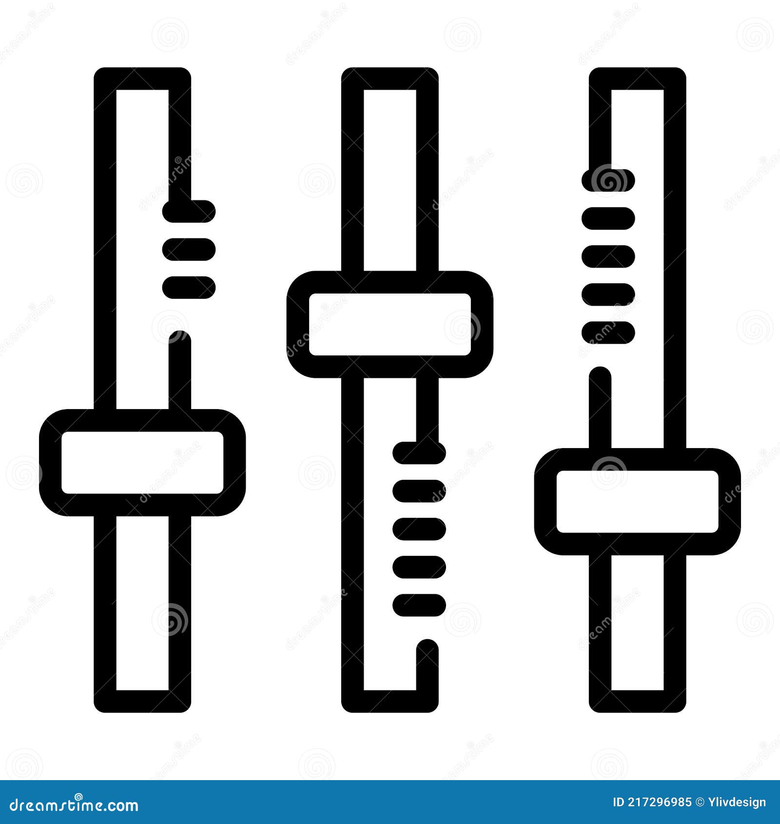 Volume Control Icon, Outline Style Stock Vector - Illustration of ...