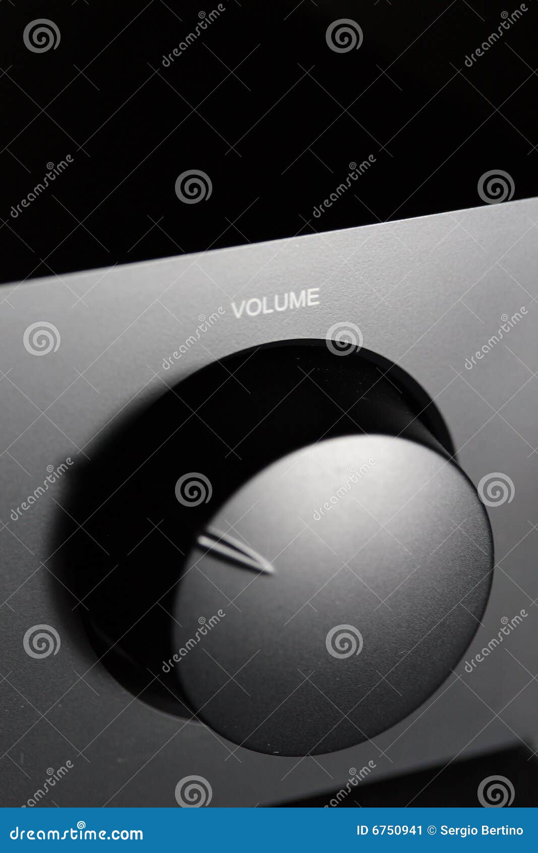 Volume control knob stock image. Image of controller, movable - 6750941