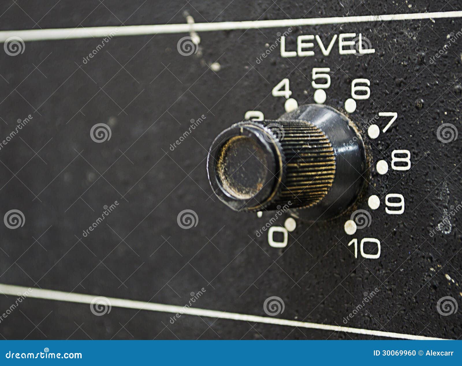 Volume control knob stock photo. Image of instrument - 30069960