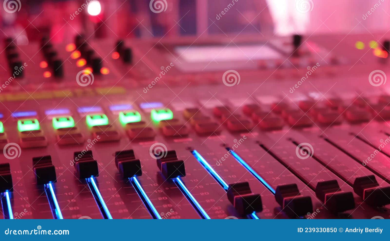 Volume Control in the Nightclub during Work. Stock Footage - Video of ...