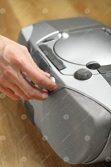 Volume Control in an Old Cd Player Stock Photo - Image of knob, player ...