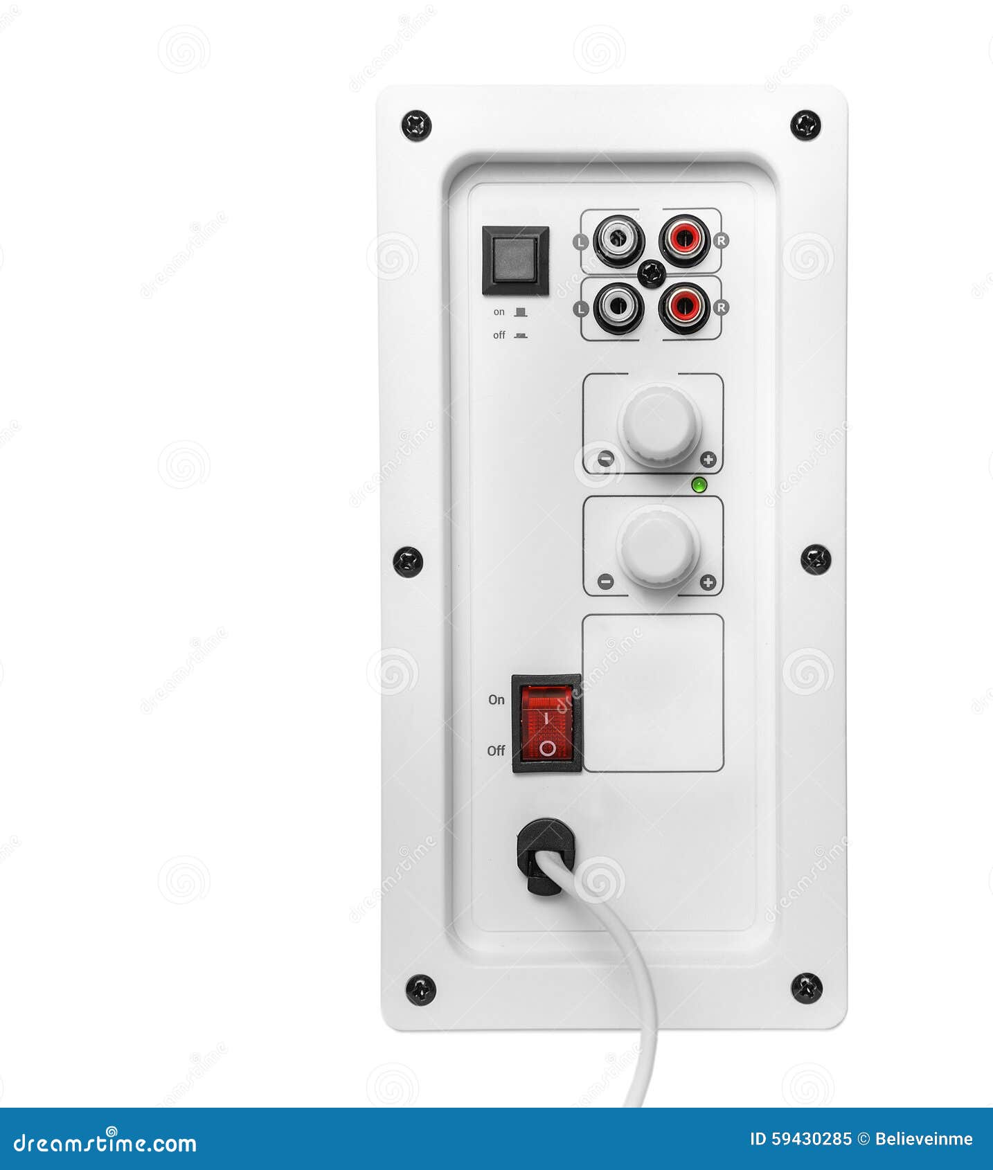 Volume control panel stock image. Image of panel, backlit - 59430285