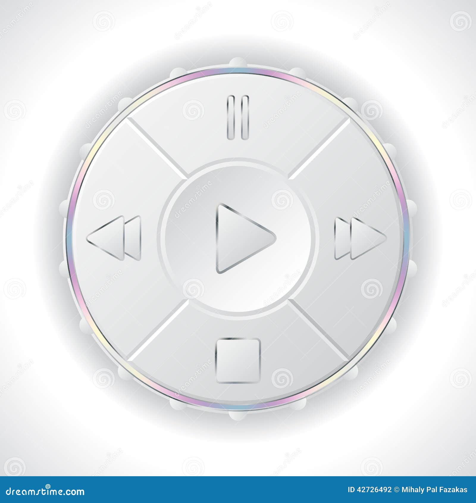 Volume control panel stock illustration. Illustration of hexagon - 42726492