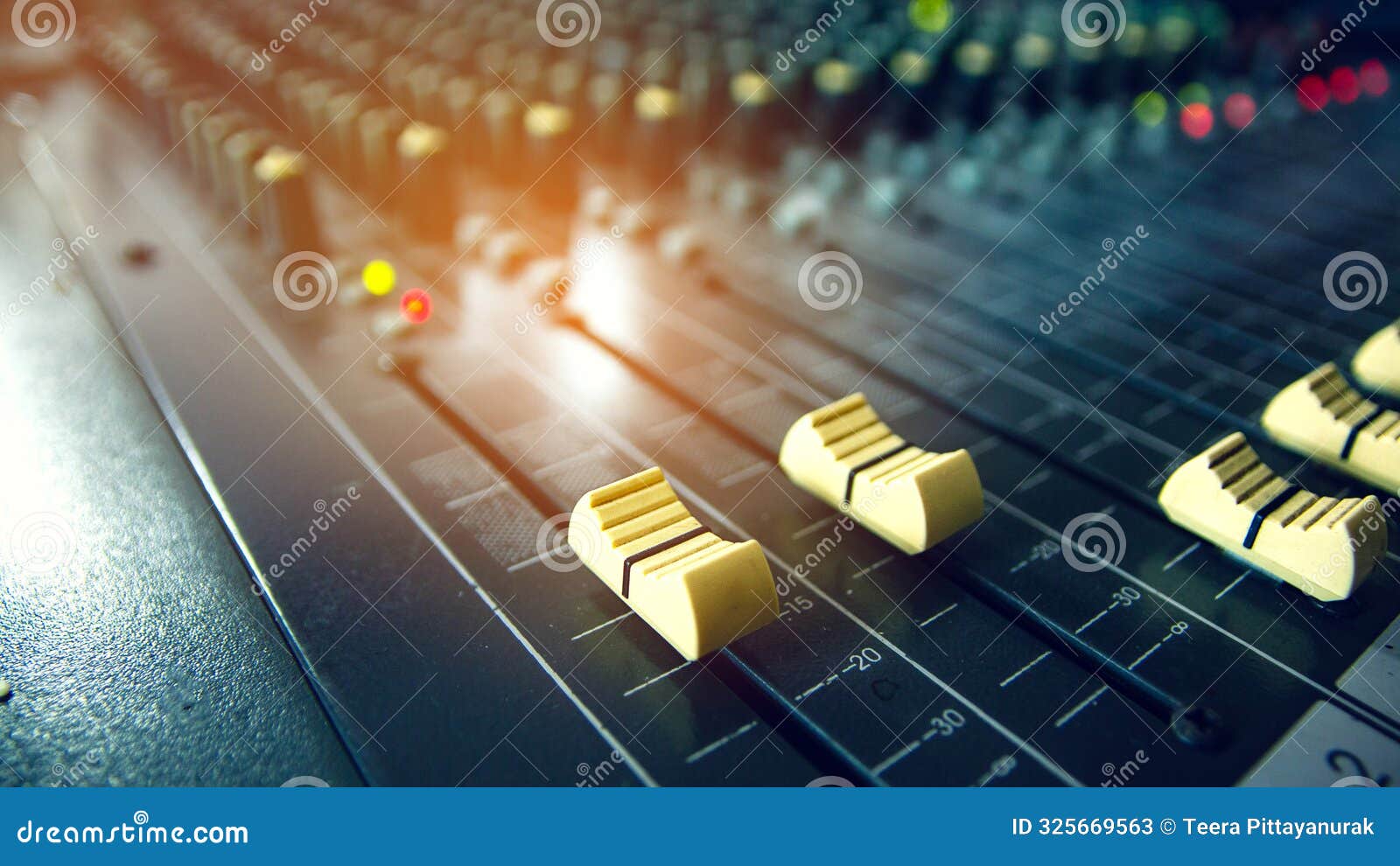 Volume Control of the Soundboard in the Control Room and Voice Recorder ...