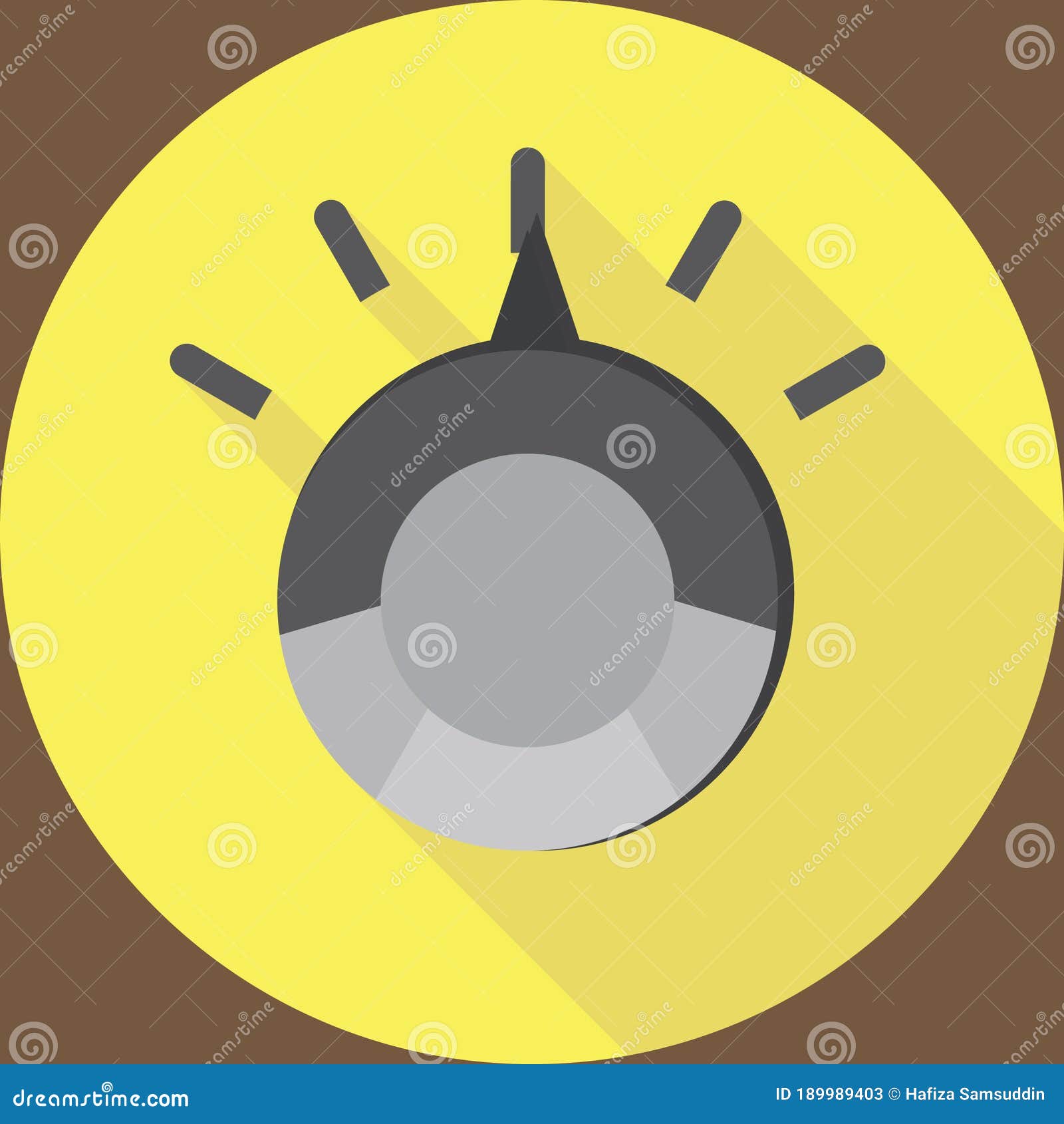 Volume Dial. Vector Illustration Decorative Design Stock Vector ...