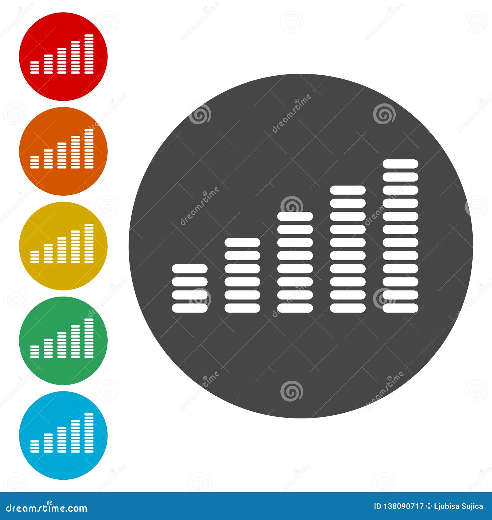 Volume Icon, Volume Adjustment Vector Icon Stock Vector - Illustration ...