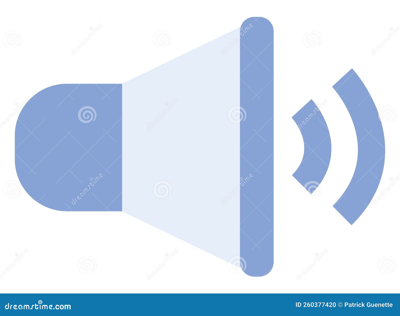 Volume icon, icon stock vector. Illustration of volume - 260377420