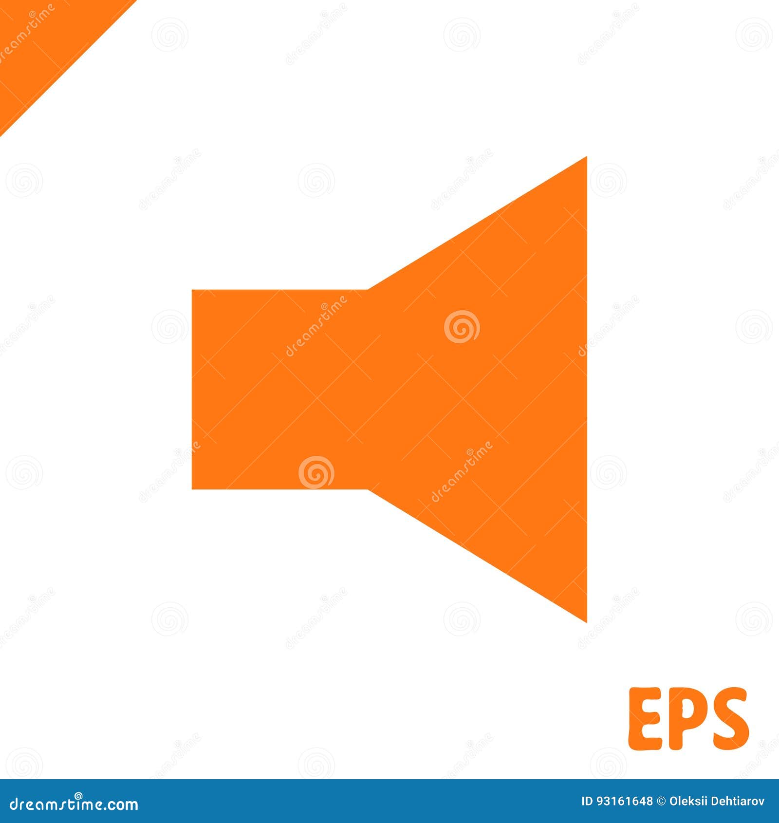 Volume Icon Stock Vector Illustration Flat Design Stock Vector ...
