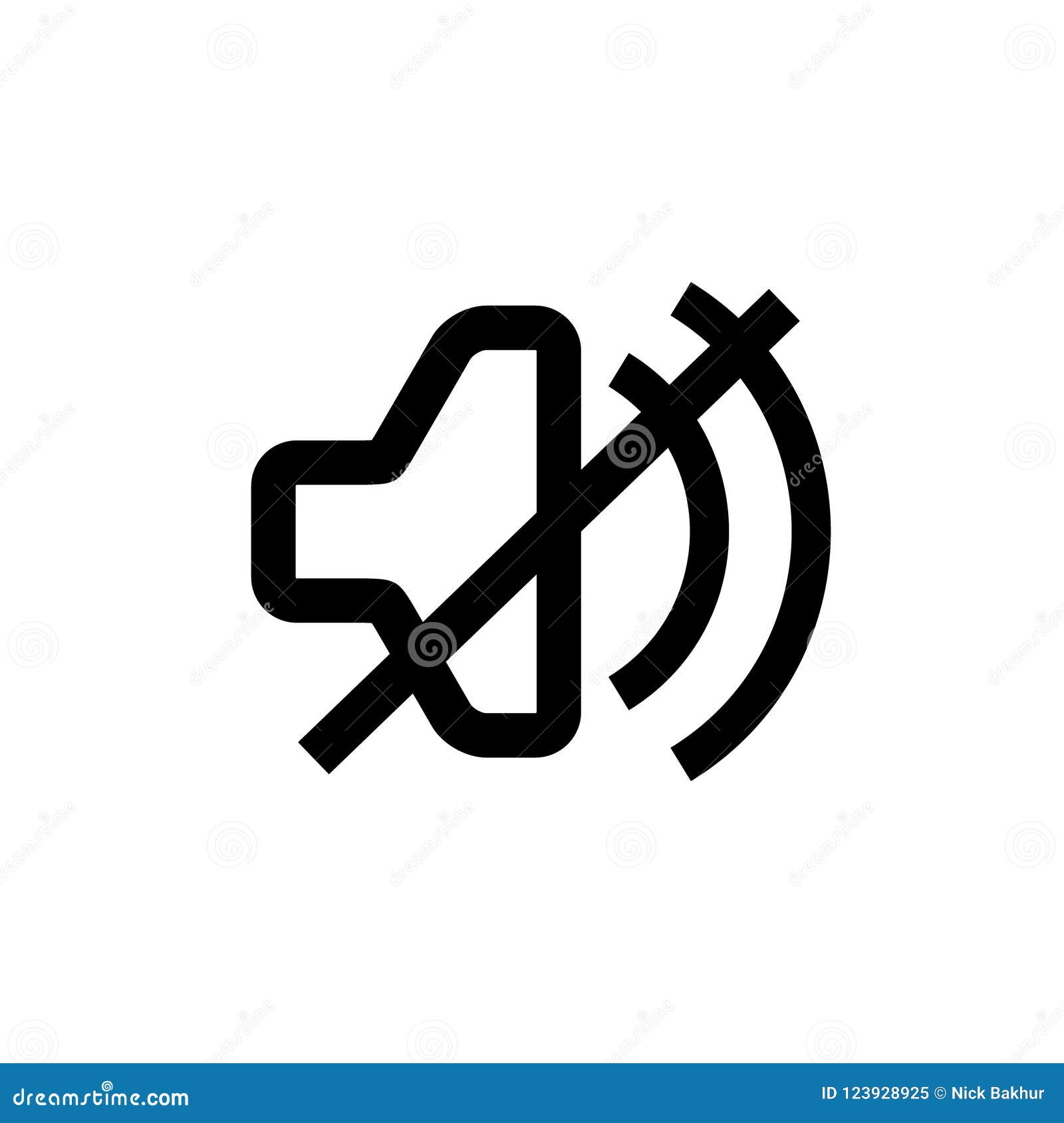 Off Volume Icon Web Design New Modern One from Set Stock Illustration ...