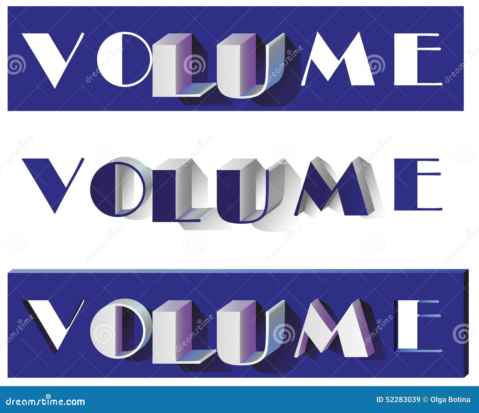 Volume stock vector. Illustration of volume, plate, convex - 52283039