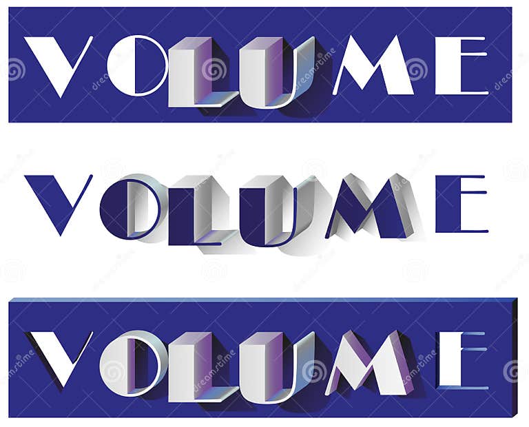 Volume stock vector. Illustration of volume, plate, convex - 52283039