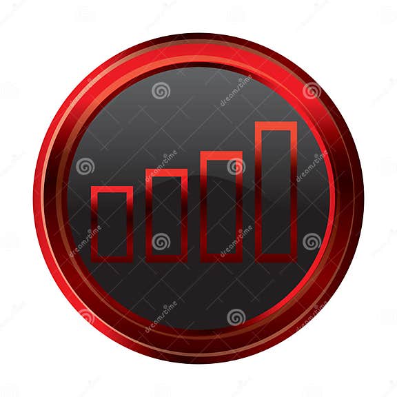 Volume Increase Button. Vector Illustration Decorative Design Stock ...