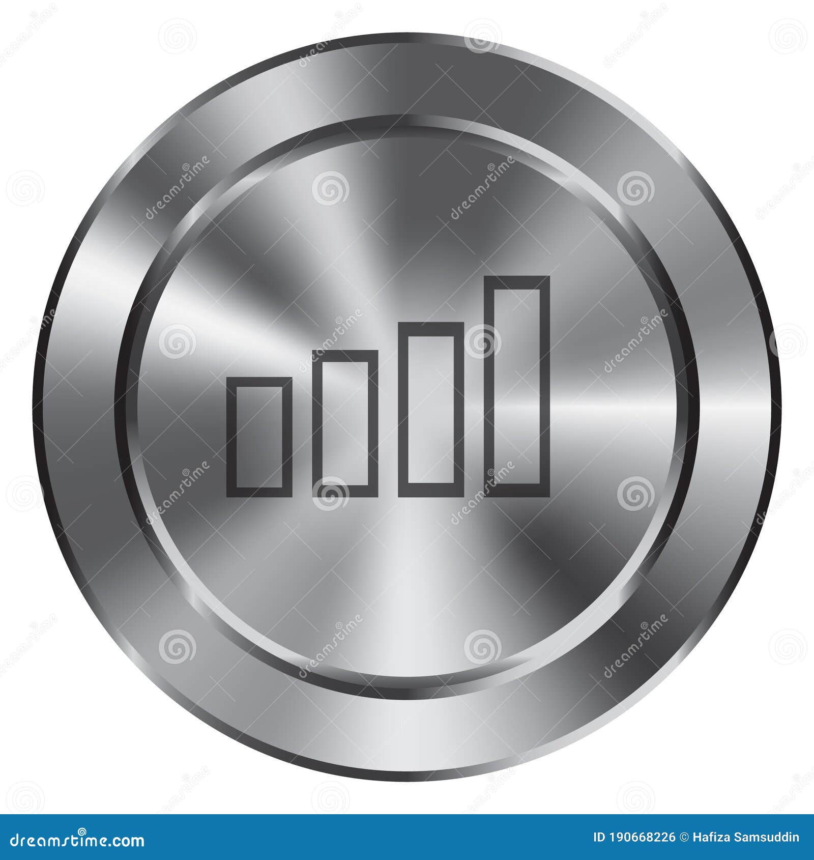 Volume Increase Button. Vector Illustration Decorative Design Stock Vector - Illustration of ...