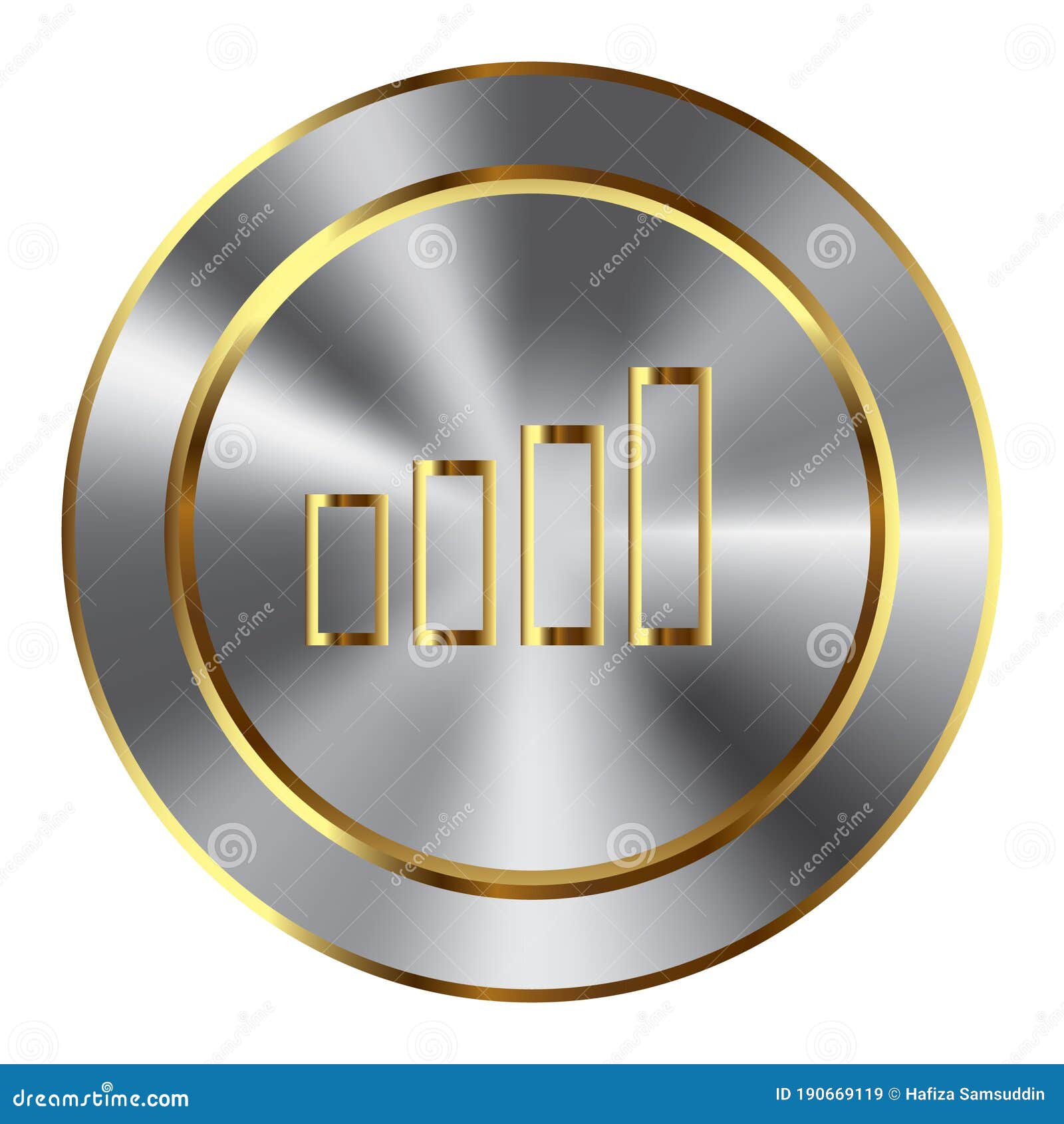 Volume Increase Button. Vector Illustration Decorative Design Stock Vector - Illustration of ...