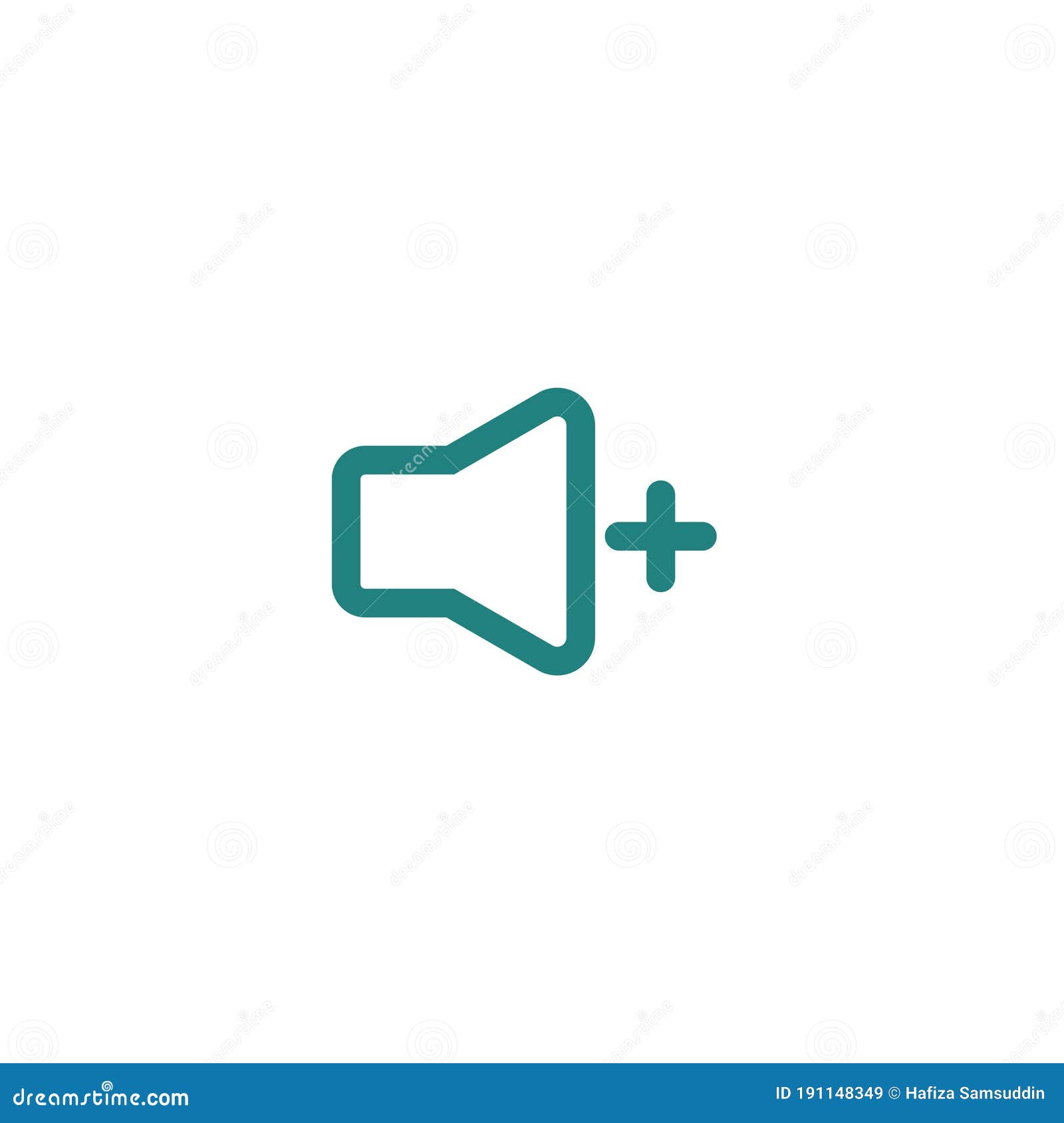 Volume Increase Icon. Vector Illustration Decorative Design Stock ...