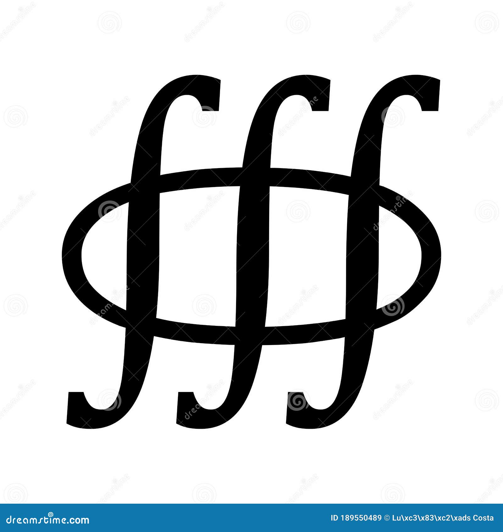 Integral Sign Outline Vector Icon. Thin Line Black Integral Sign Icon ...