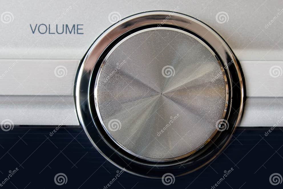 Volume knob stock photo. Image of stereo, surround, hifi - 20542204