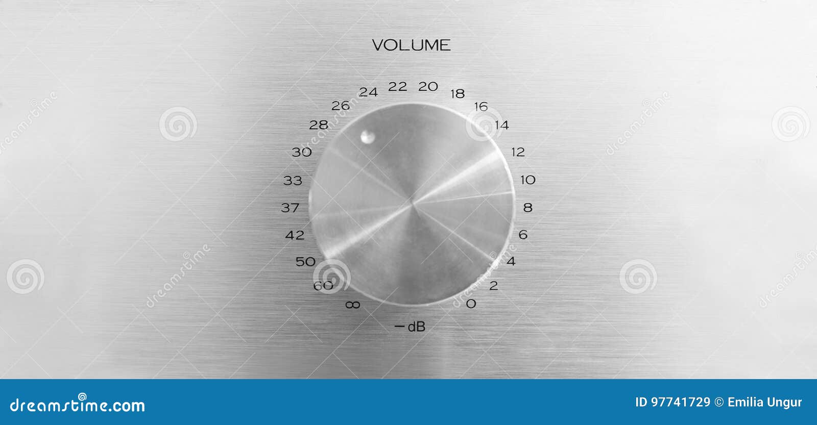 Volume knob stock image. Image of knob, round, amplifier - 97741729