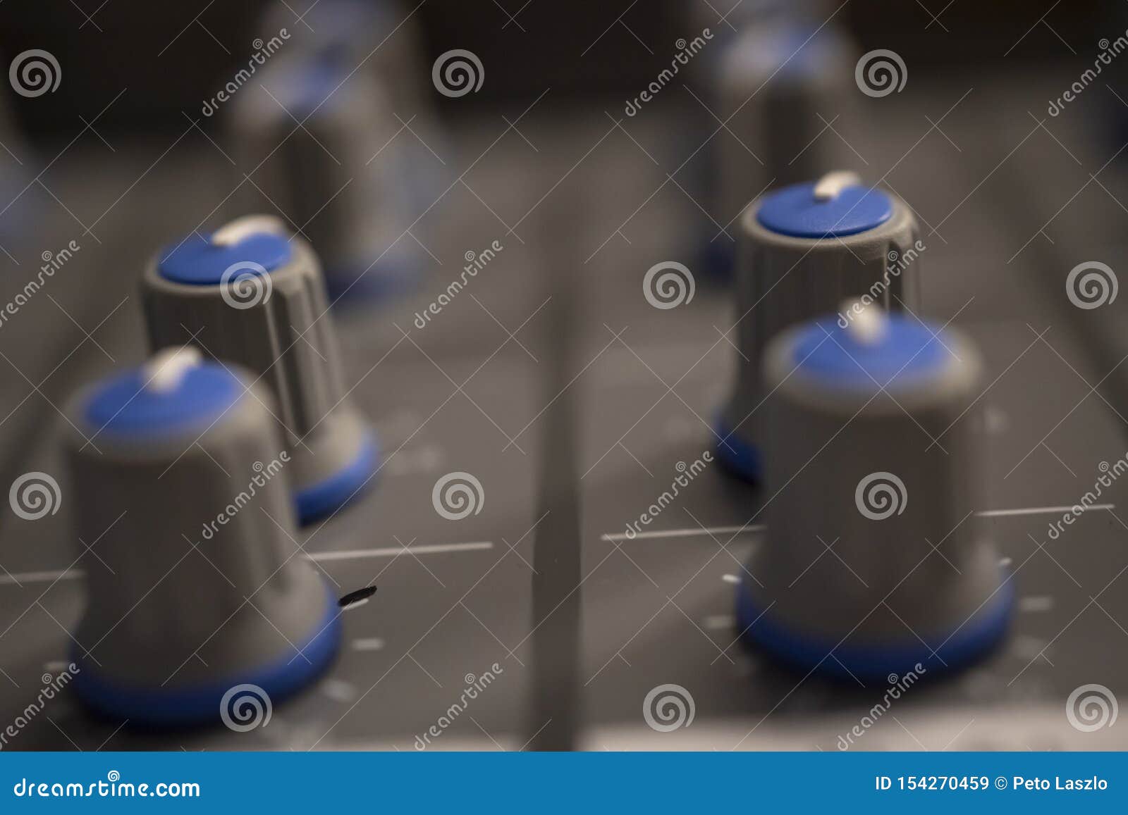 Volume Knob on a BGM Cloud System Stock Image - Image of music, retro ...