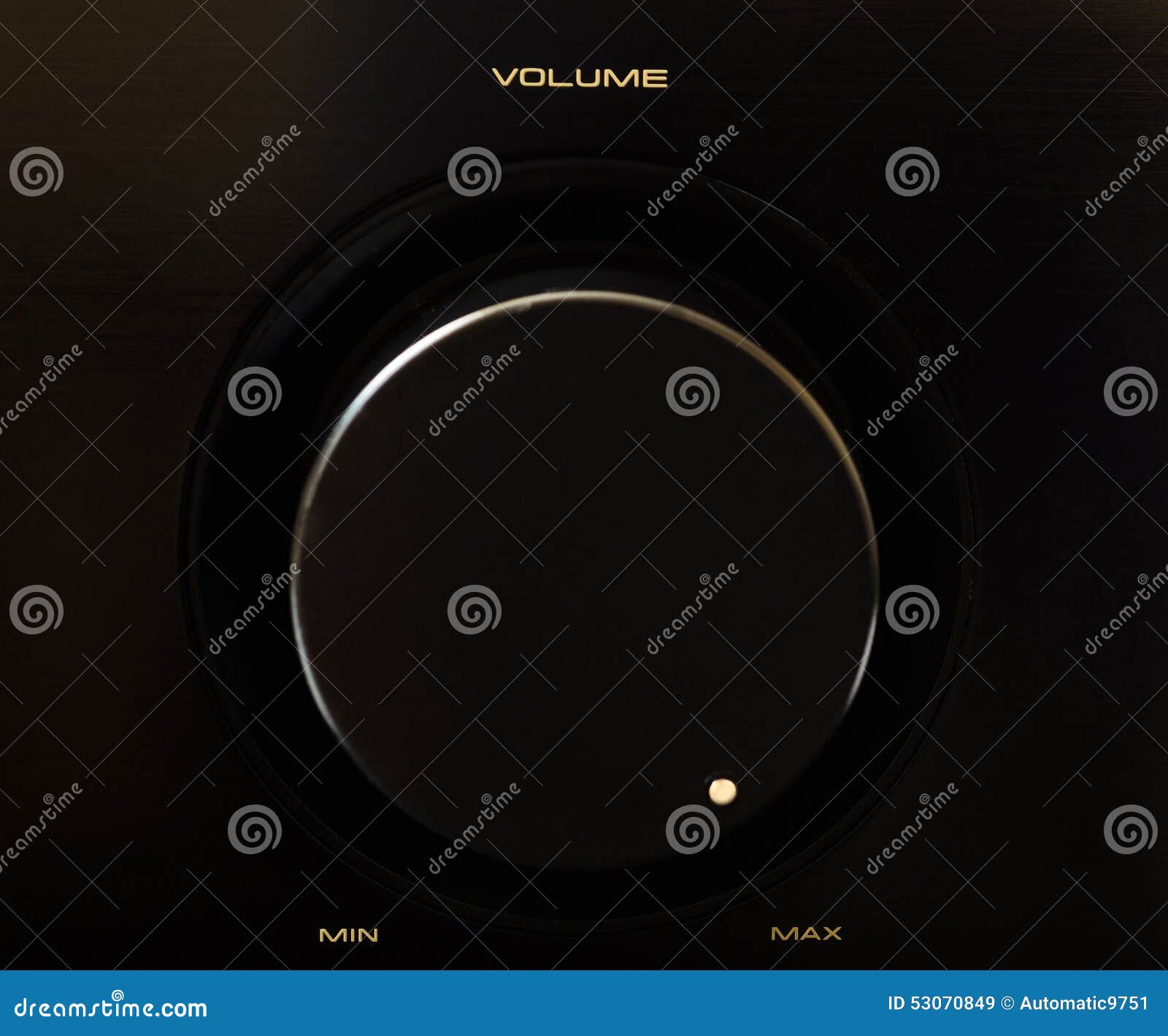 Volume knob stock image. Image of center, object, room - 53070849