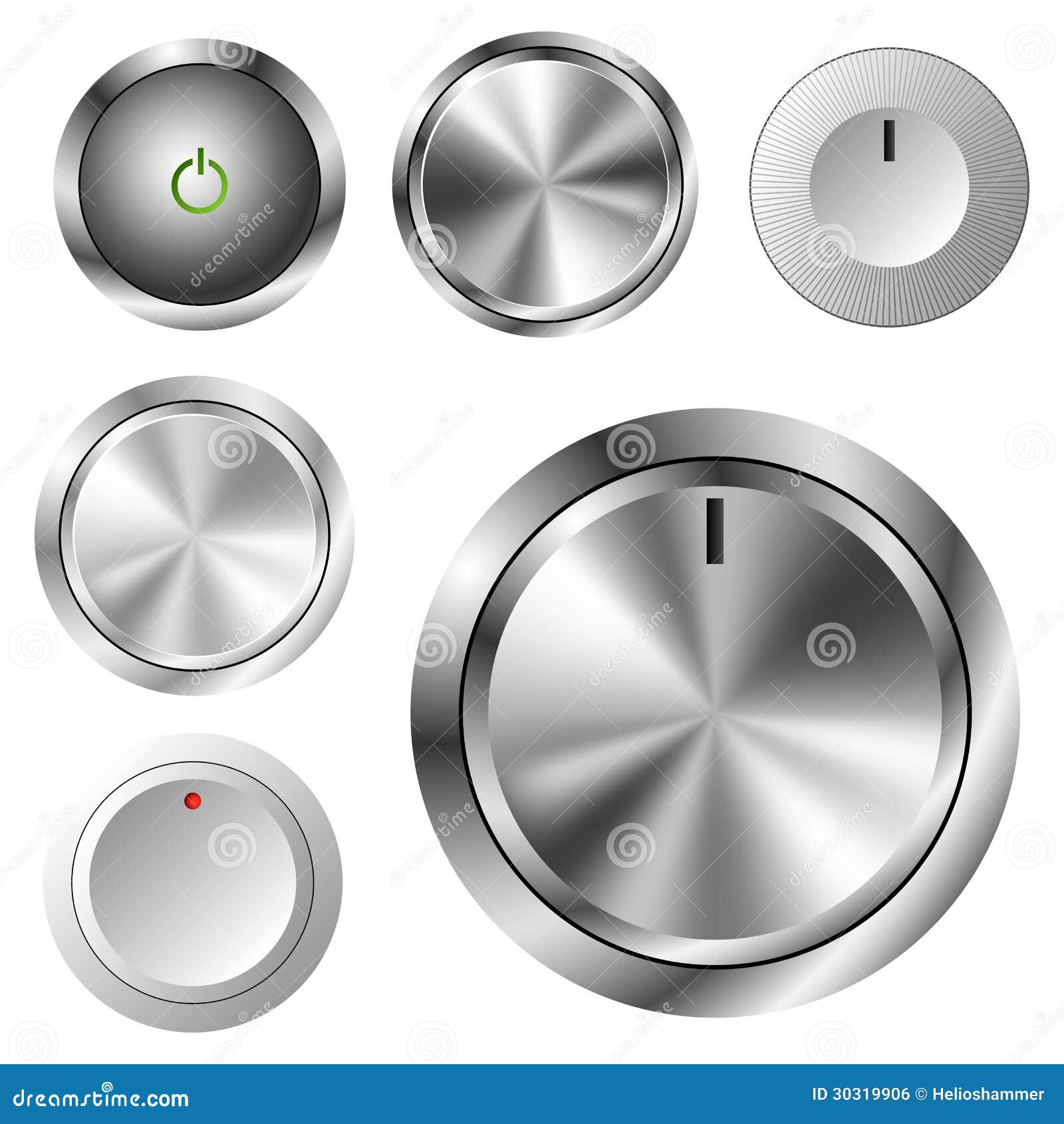 Volume Knob Icons. Audio Control Symbols. Sound Adjustment Graphics ...