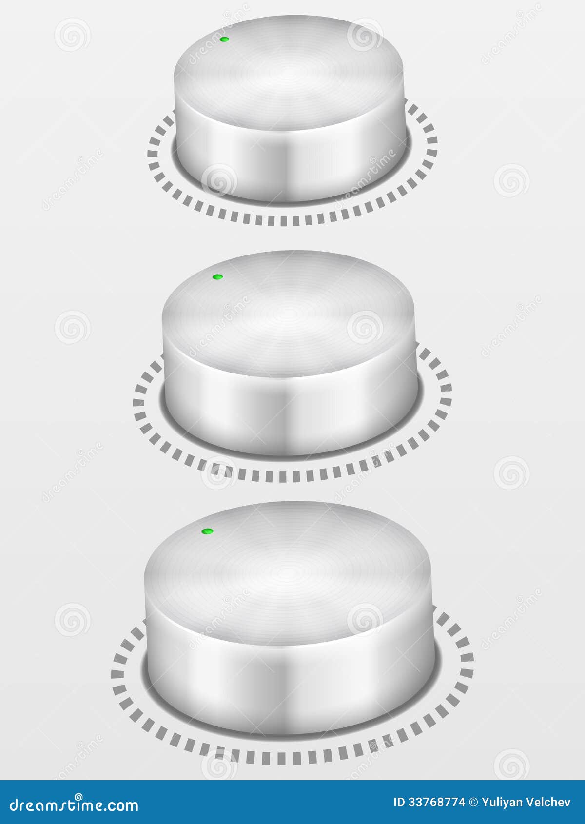 Volume Knobs Cartoon Vector | CartoonDealer.com #23500133