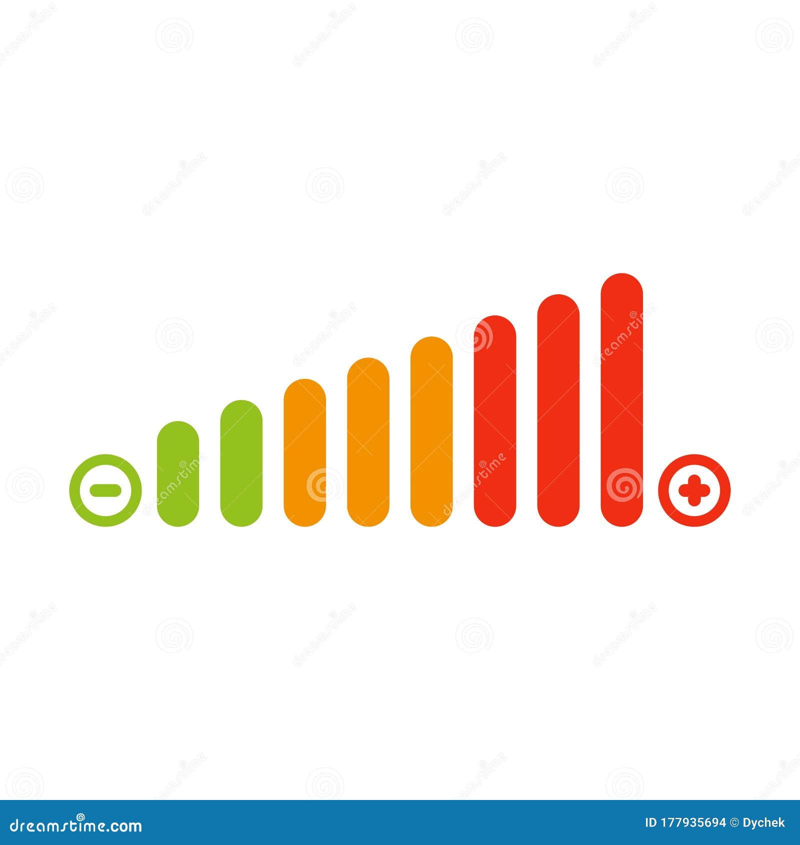 Volume Level Icon. Simple Vector Illustration Stock Vector ...