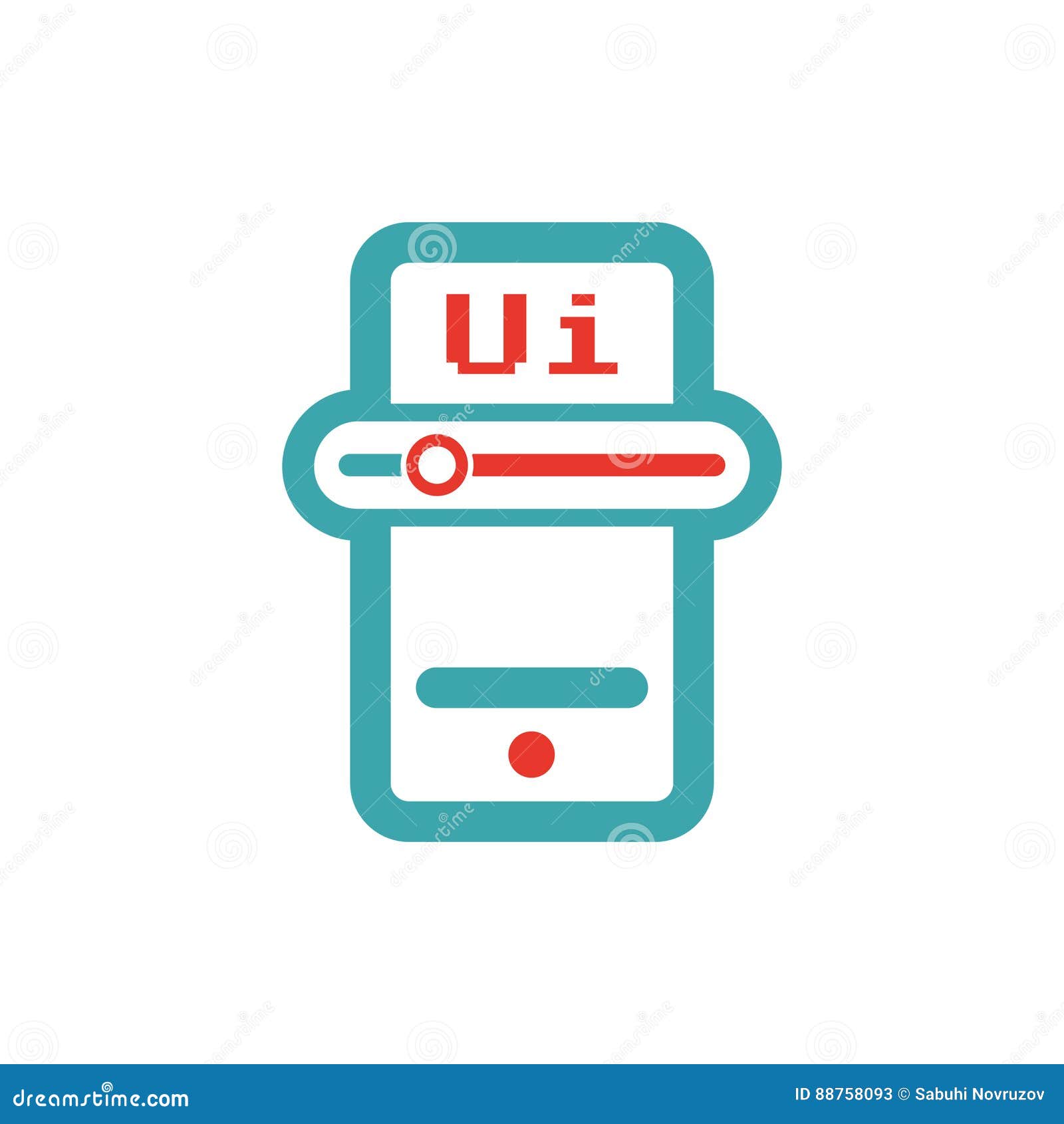 Volume Level Icon on Smartphone Screen, Vector. Stock Vector ...