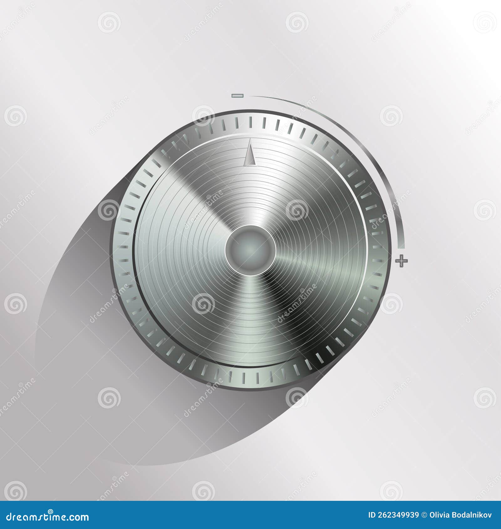 Volume Metal Control in Vector. Stock Vector - Illustration of digital ...