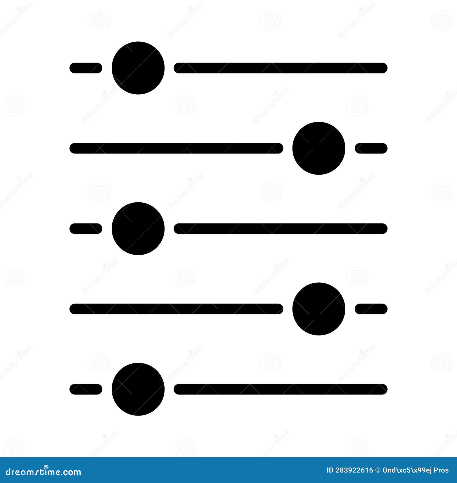 Volume Mixer Control Icon, Filter Sound Symbol Button, Switch Sign ...