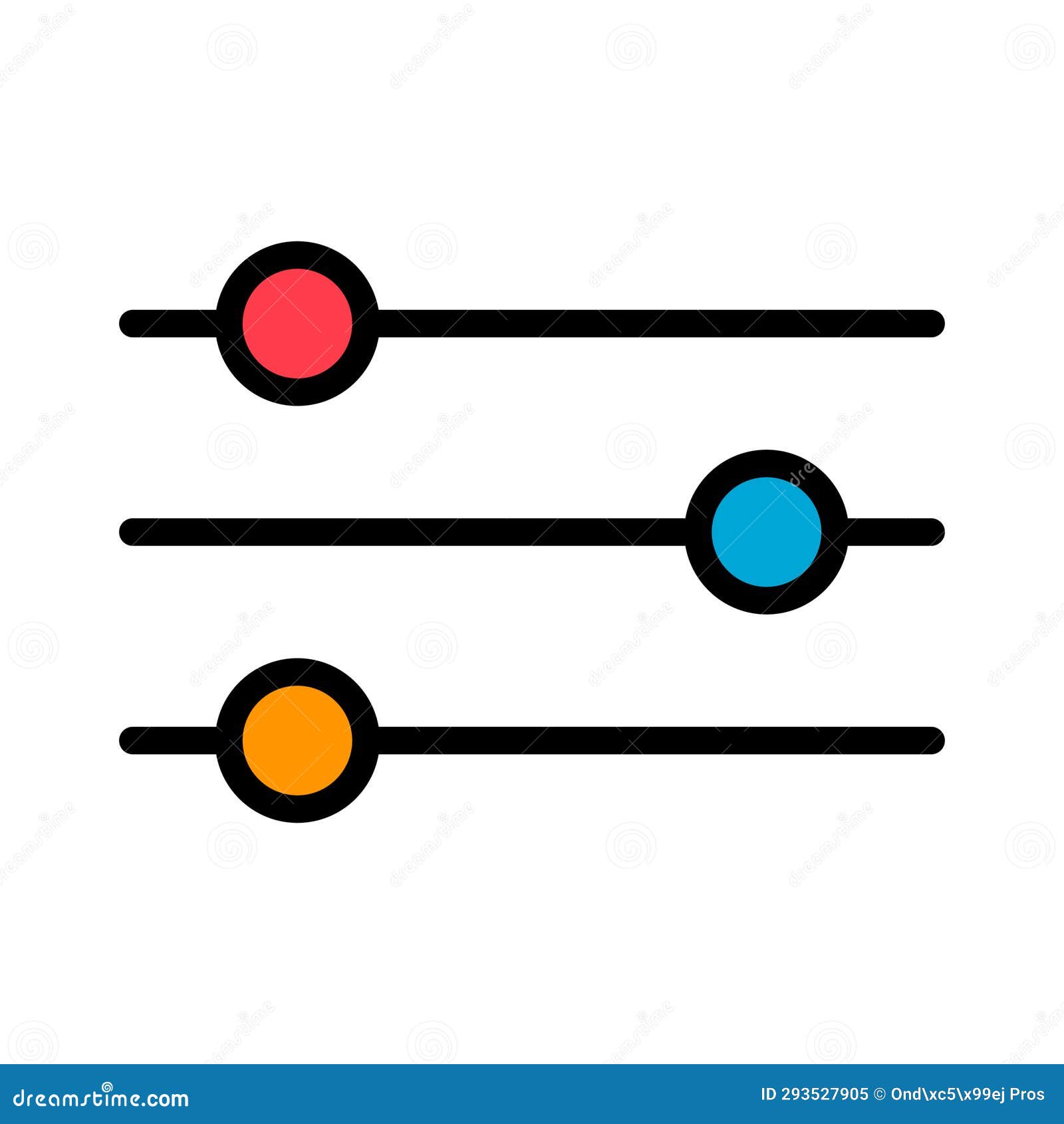 Volume Mixer Control Icon, Filter Sound Symbol Button, Switch Sign ...