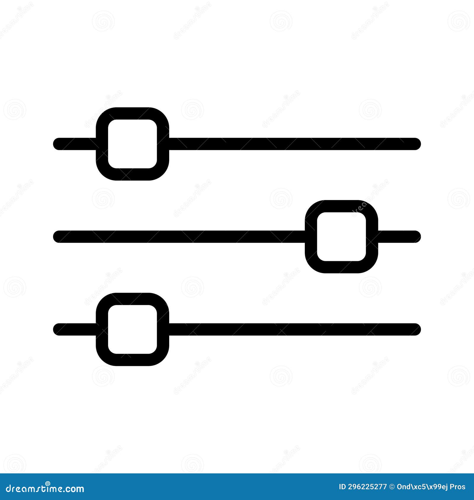 Volume Mixer Control Icon, Filter Sound Symbol Button, Switch Sign ...