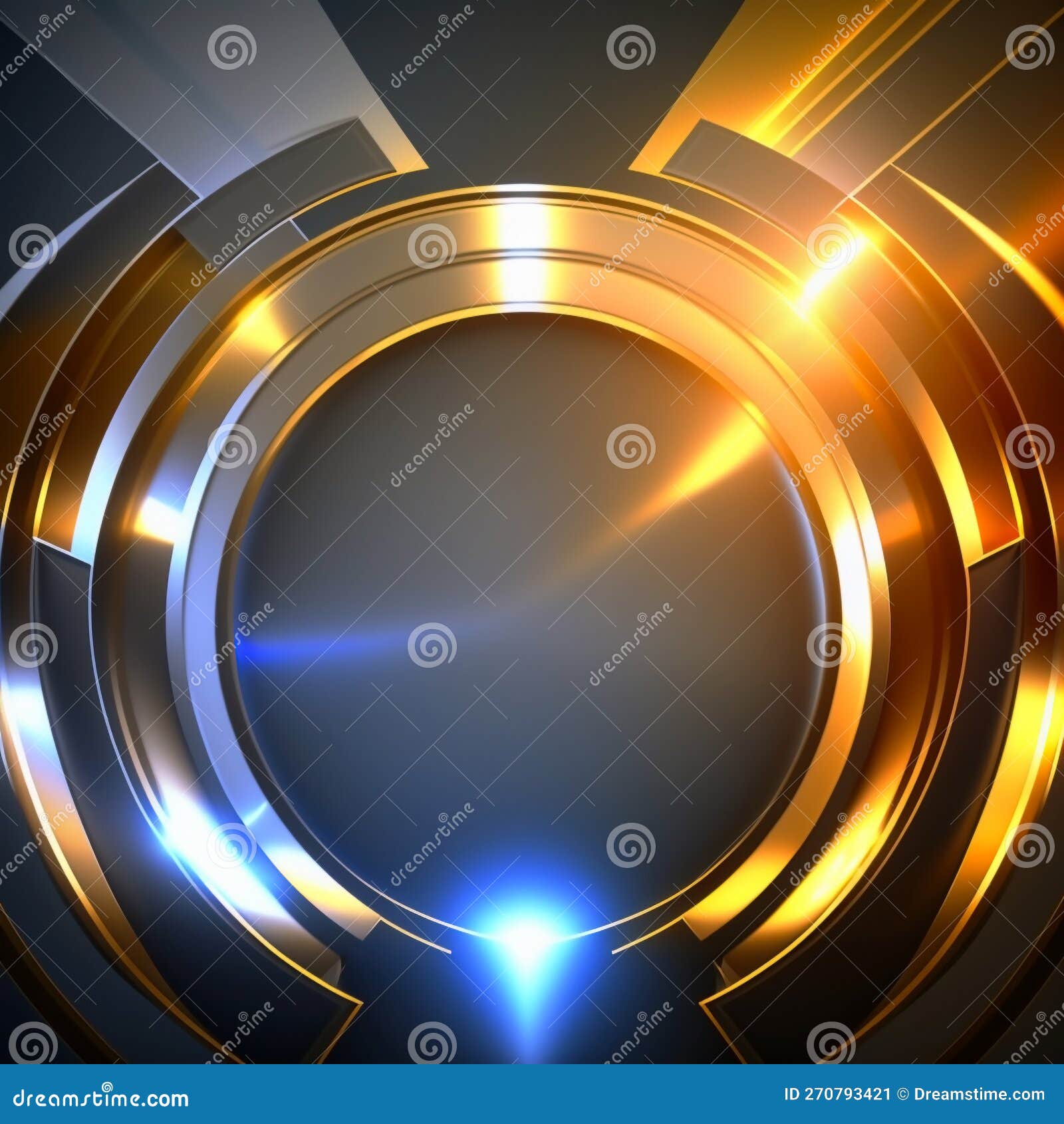 Modern Radial Abstraction With Mixing Colors, 3d Render Background ...