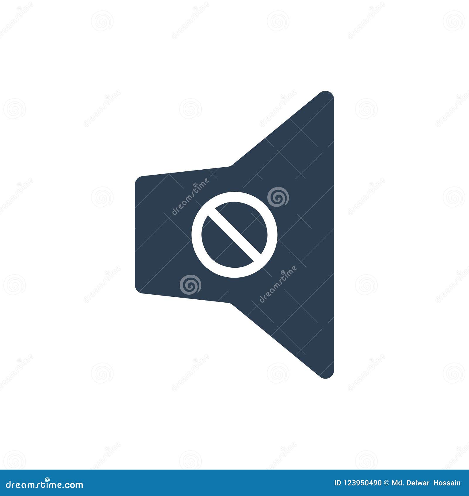 Volume Mute Icon Symbols. Adjustment Button Pictogram. Multimedia ...