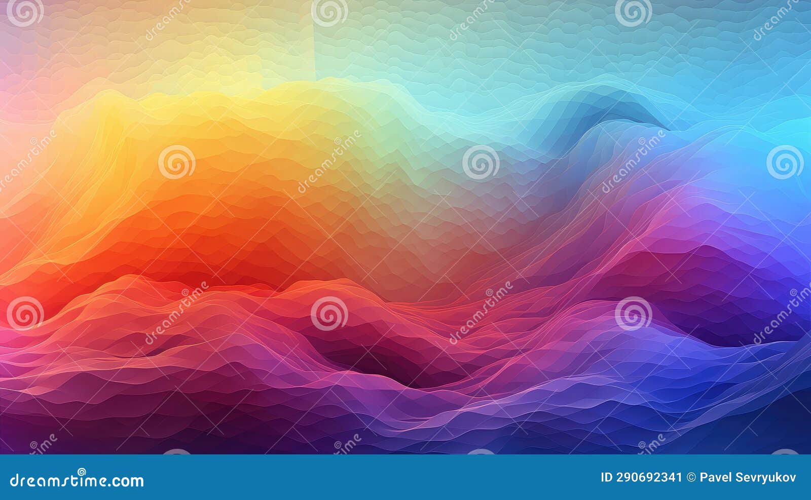 Volume Pixel Spectrum Waves Stock Illustration - Illustration of color ...