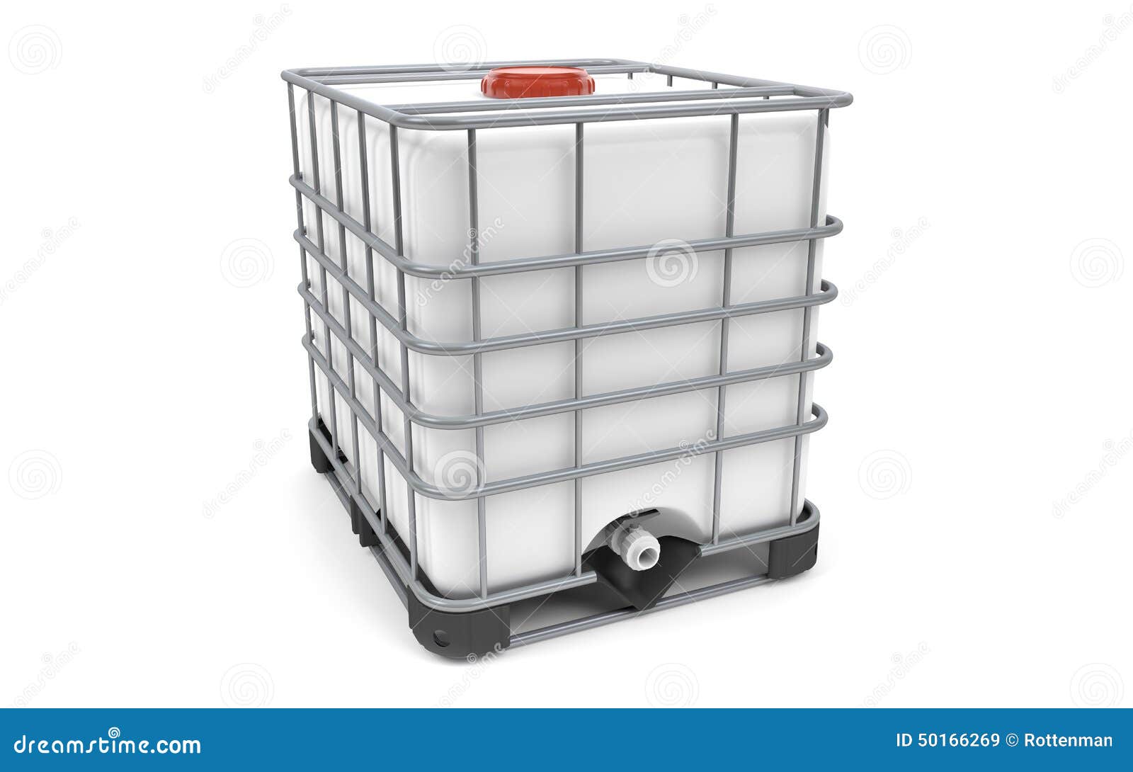 Volume Plástico Com Gaiola Metálica Ilustração Stock - Ilustração de ...