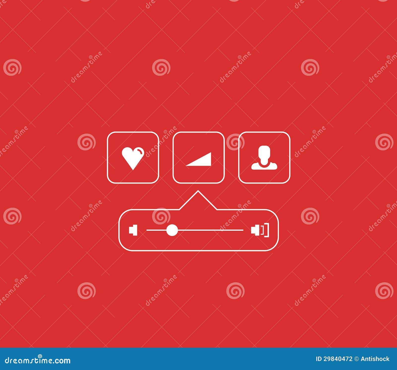 Volume Progress Bar Concept Made of Lines Stock Vector - Illustration ...