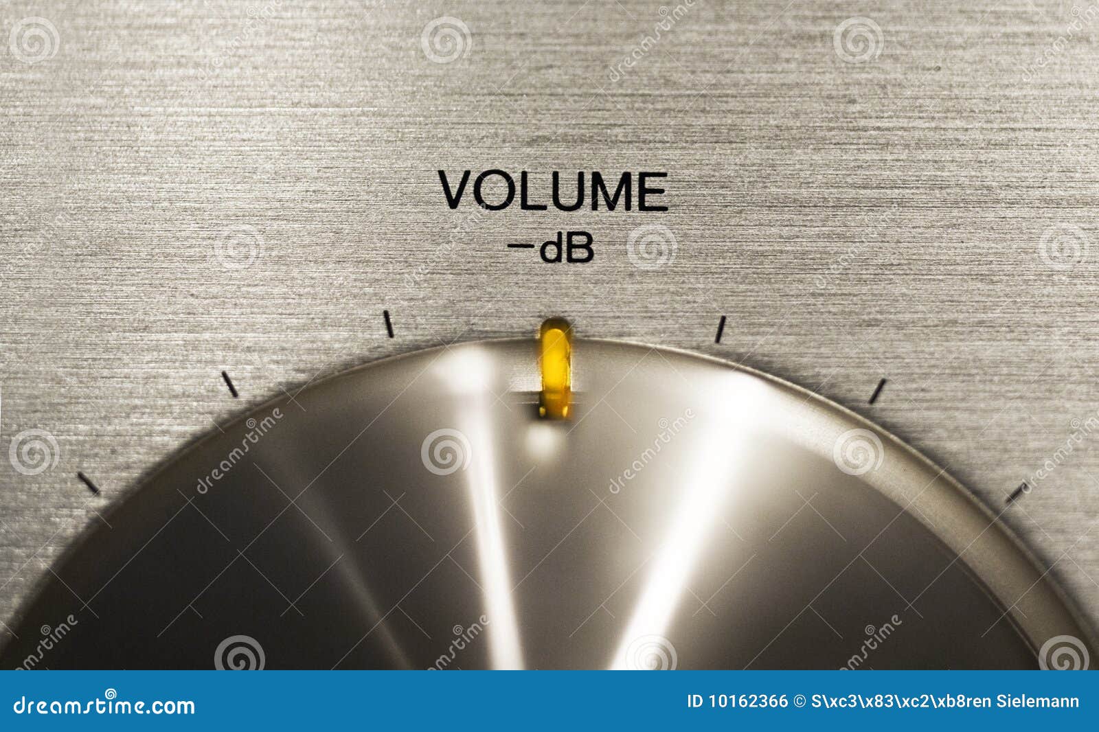 Volume Push Button on a Hi-fi Stock Photo - Image of imagery, retro ...
