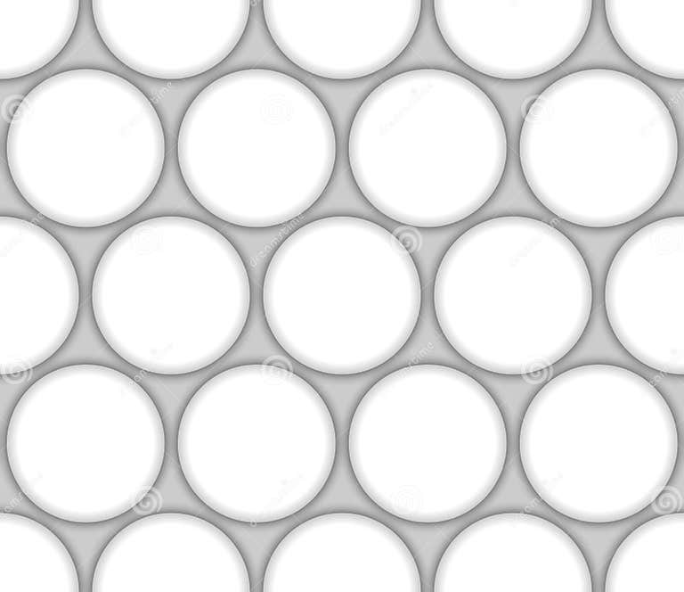 Volume Realistic Texture, Gray 3d Circle Shape Geometric Pattern Stock ...