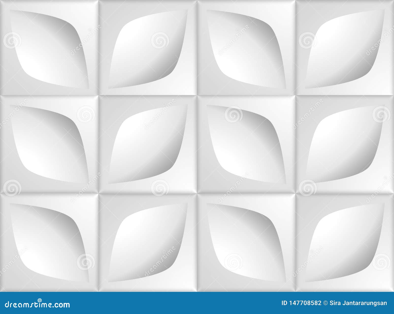 Volume Realistic Texture, Gray 3d Cubes Squares Geometric with Flora ...