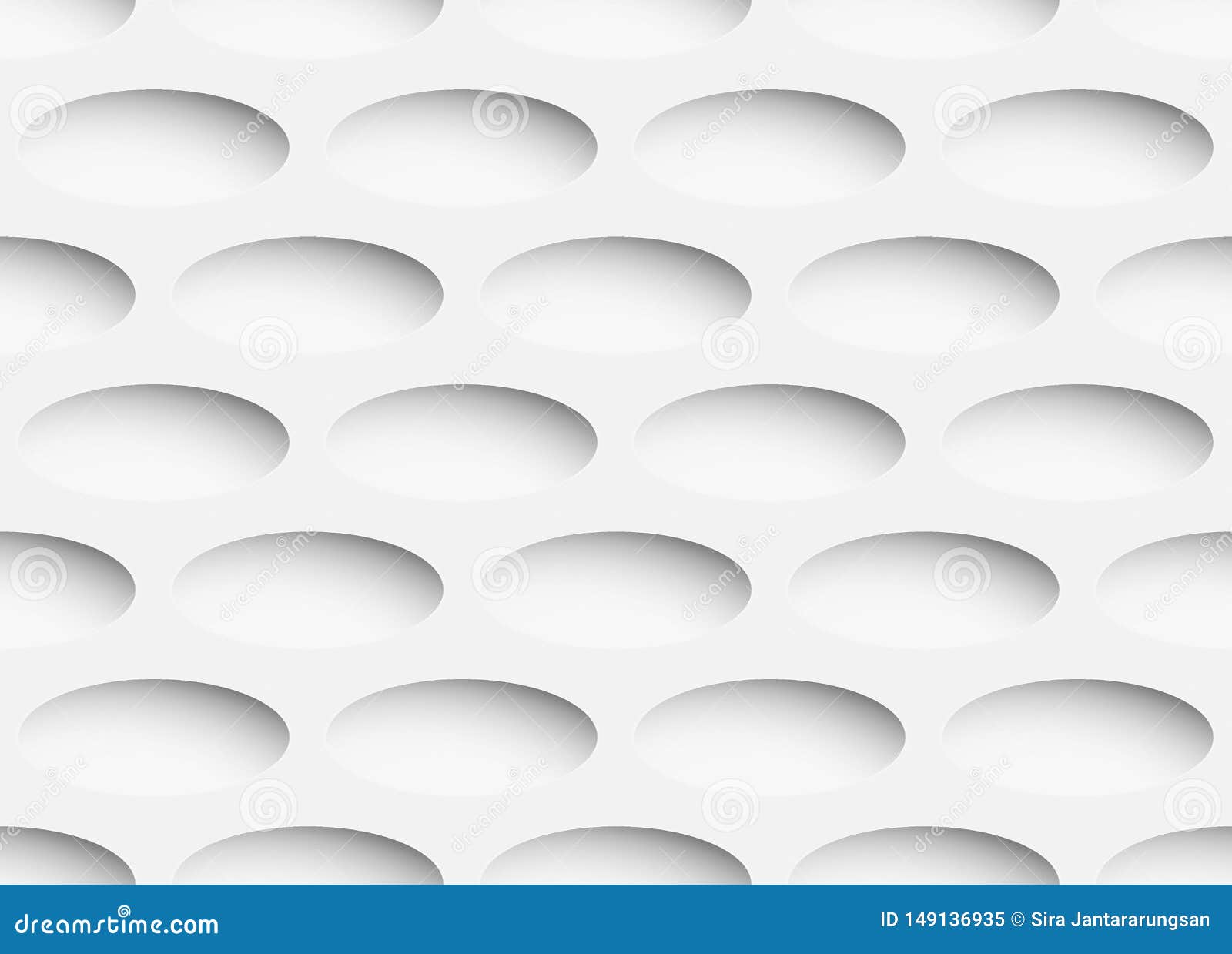 Volume Realistic Texture, Gray 3d Ellipse Shape Geometric Pattern Stock ...