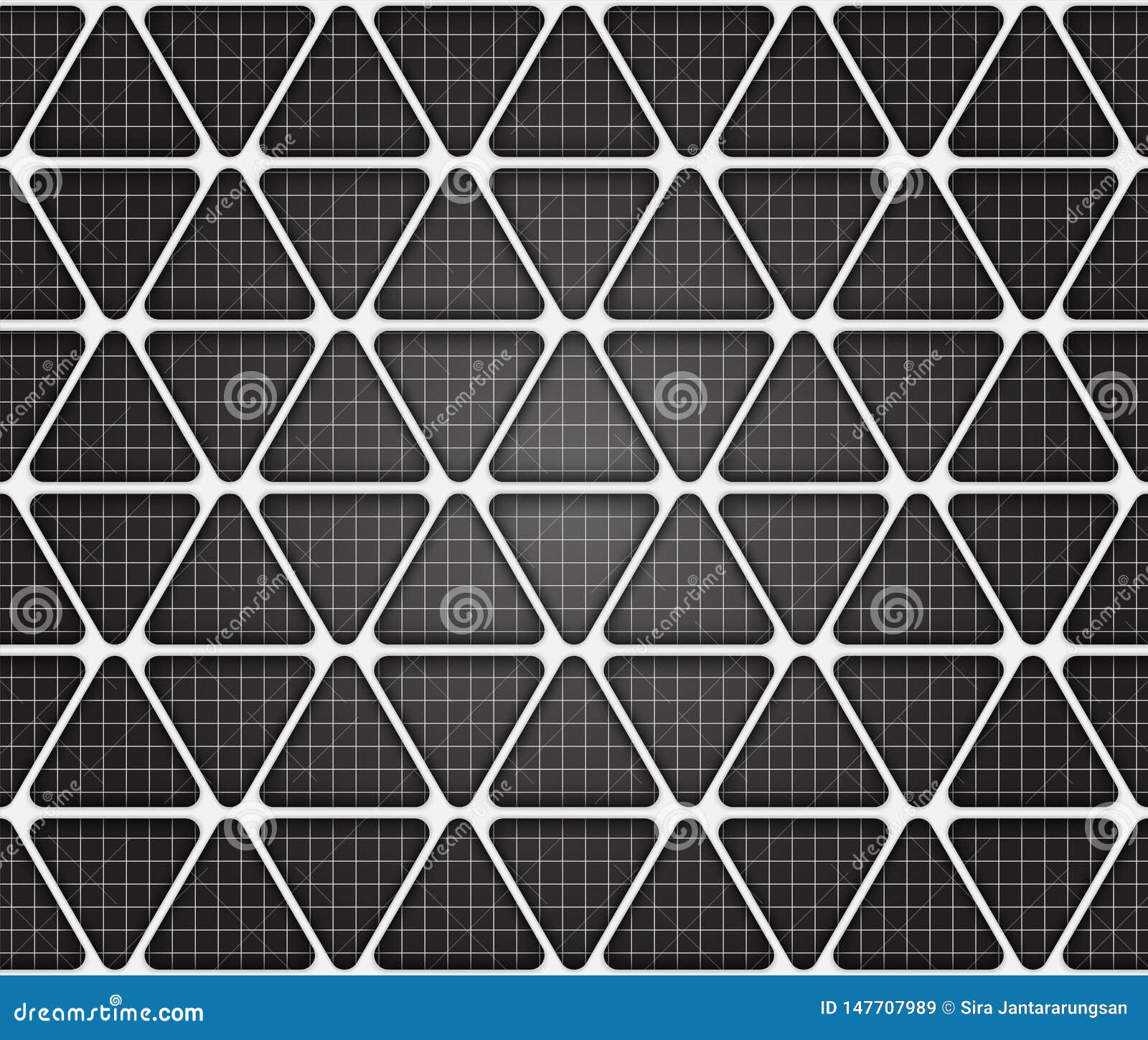 Volume Realistic Texture, Gray 3d Triangle Geometric Pattern Stock ...