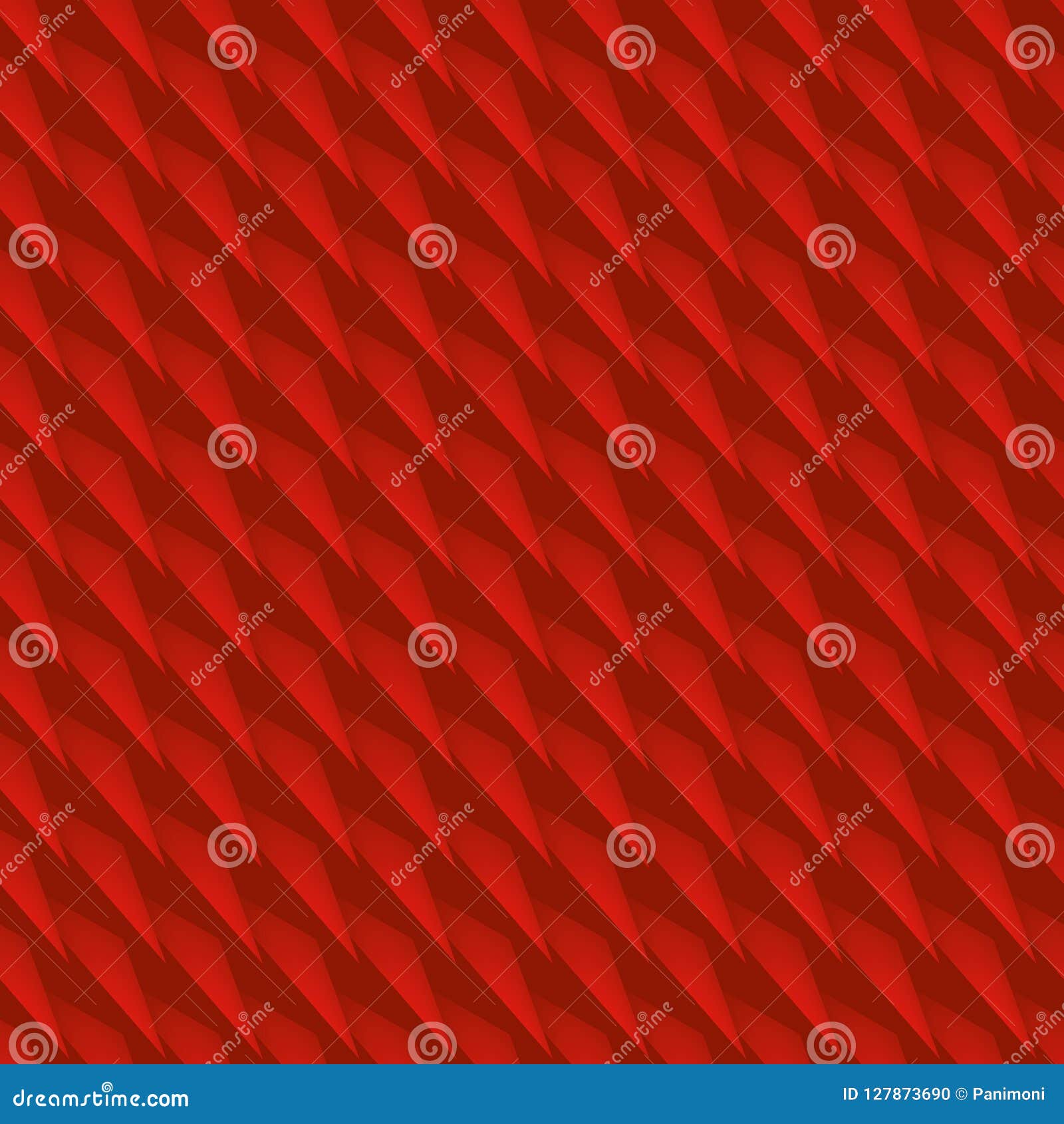 Volume Realistic Vector Triangles Texture, Red Geometric Pattern ...