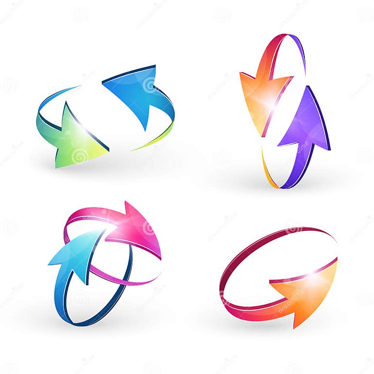 Volume Set of Cursors, Vector Graphics. Stock Vector - Illustration of ...